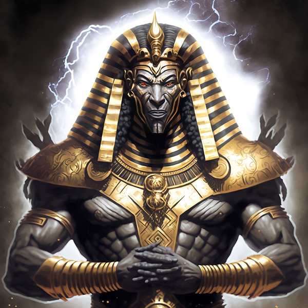 AMUN Art | Egyptian Mythology Art | Mind Maestro AI