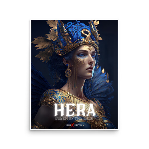 HERA Queen of the Gods Art Prints | Greek Mythology Art | Mind Maestro