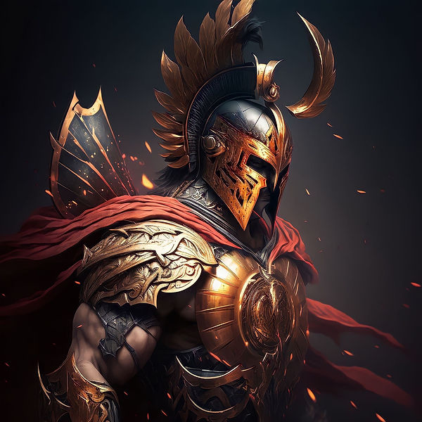 ACHILLES Art | Greek Mythology Art | Mind Maestro AI