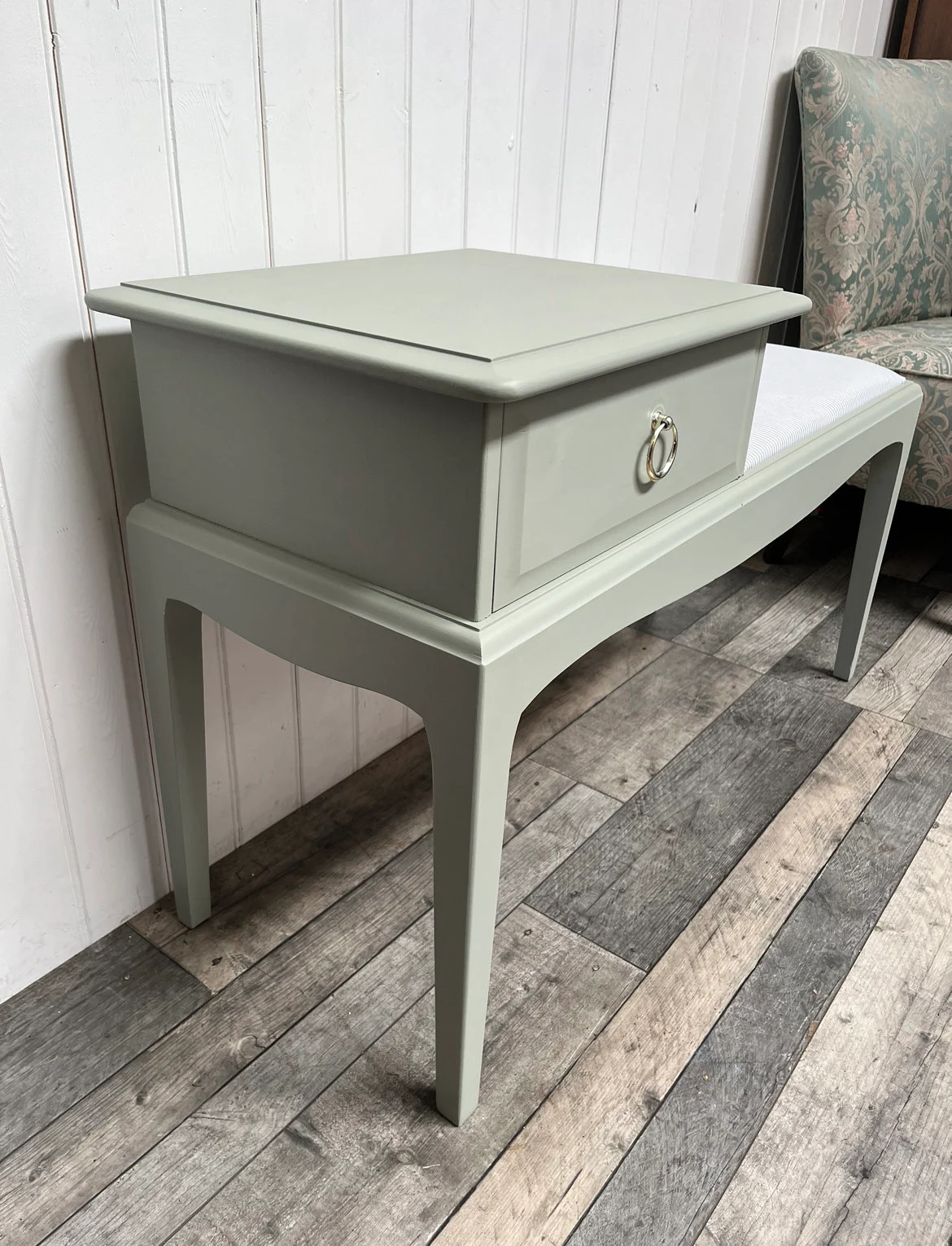 AVAILABLE Lovely professionally upcycled stag telephone table fusion ...