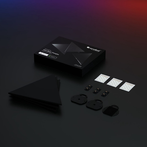Nanoleaf Limited Edition Ultra Black Triangles Smarter Kit | The Smart ...