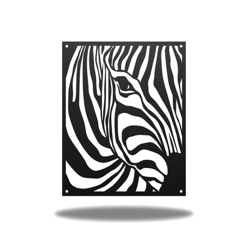 Zebra Metal Wall Art | THG Laser