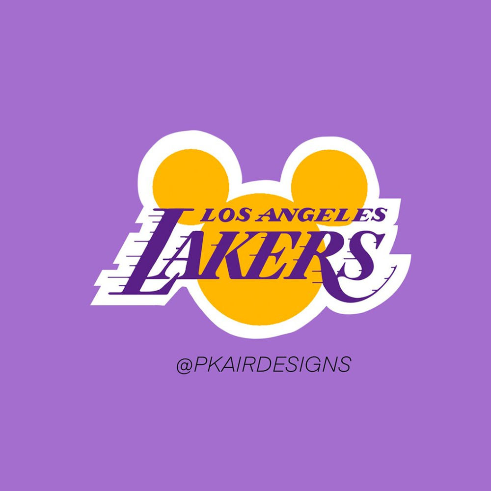 Clever Graphic Designer creates Disney / NBA logo mashup