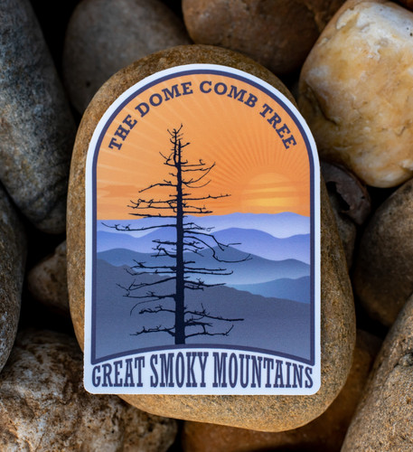 Decal - Dome Comb Tree 2.75"x3.8" | Up N' Adam