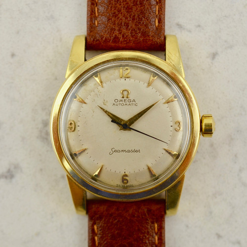 Omega Automatic Seamaster, ref. 2577 in 14k yellow gold | Mister Wolf Time