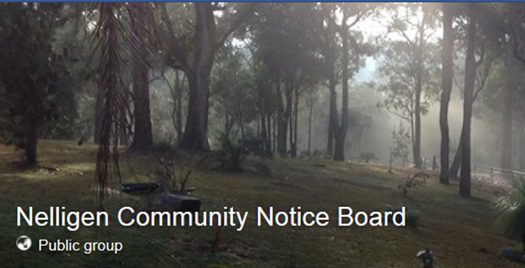 Nelligen Community Notice Board now on Facebook