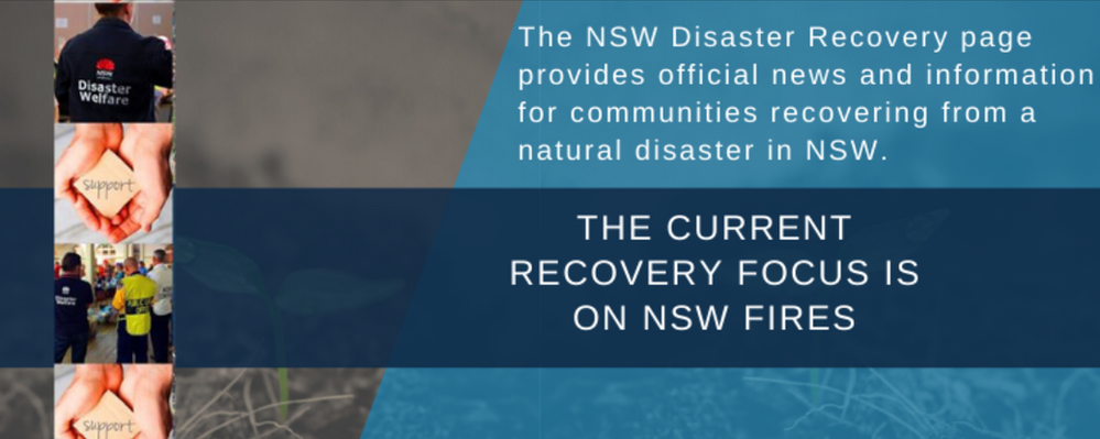 Bushfire Recovery Assistance For NSW Bushfires 2019 - 2020