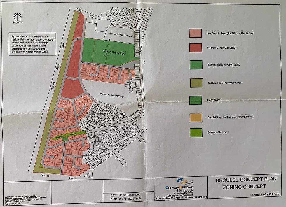 Broulee subdivision : is this another Council planning manipulation ...