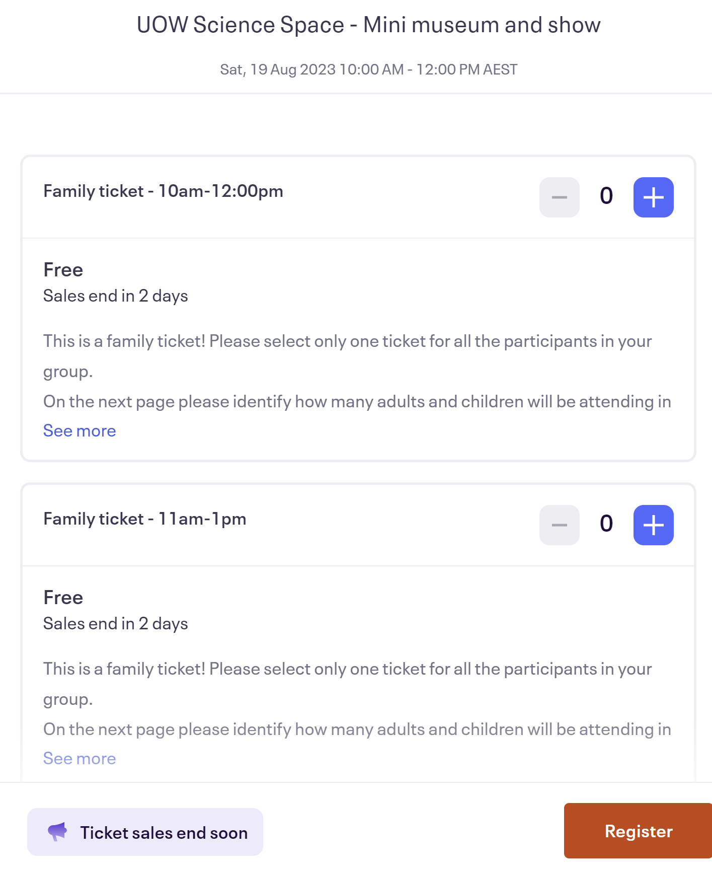 UOW Science Space - Mini museum and show in Moruya Aug 19th
