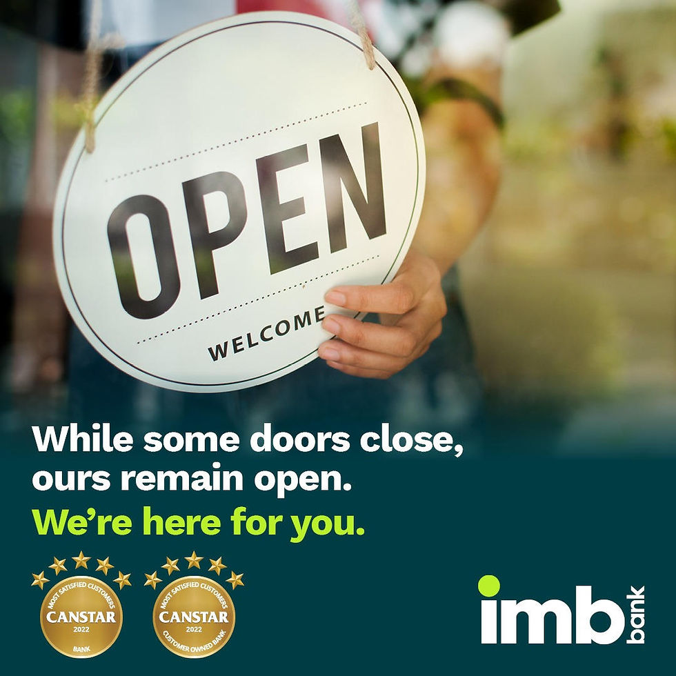 IMB committed to delivering banking which suits the local community