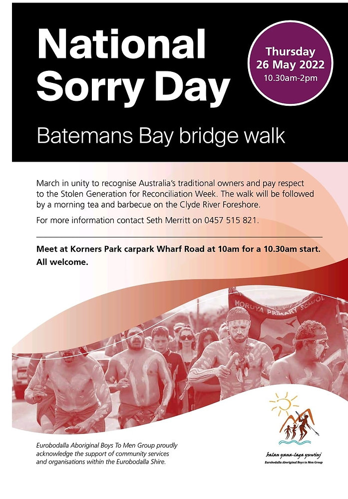 National Sorry Day bridge walk in BBay May 26th