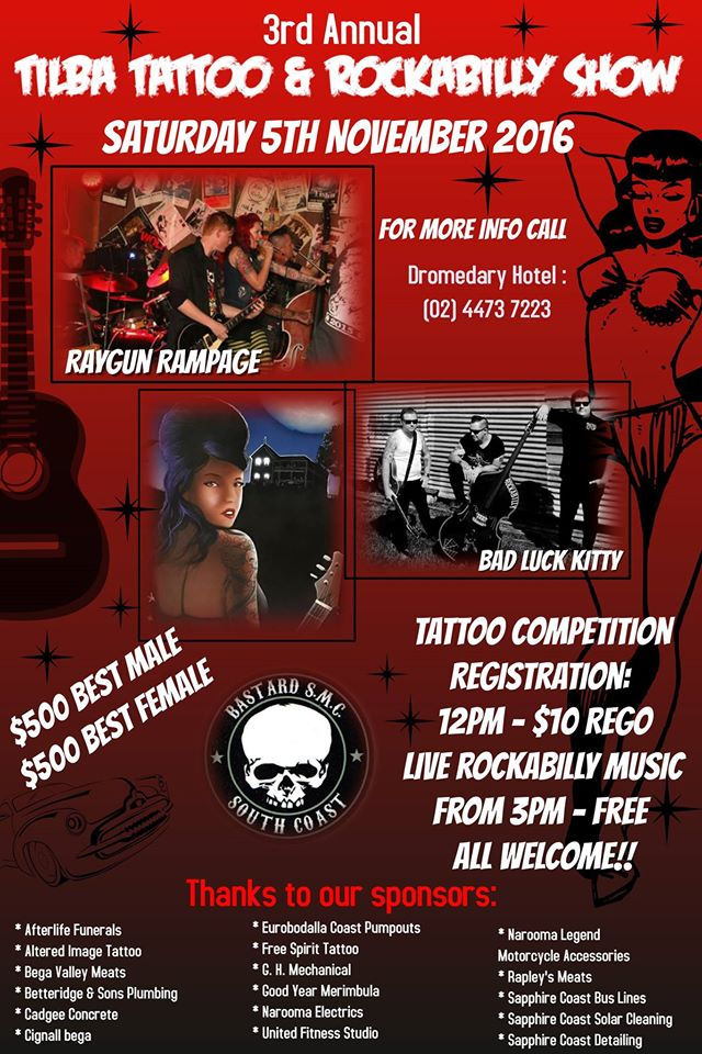 Tilba Tattoo & Rockabilly Show - Nov 5th