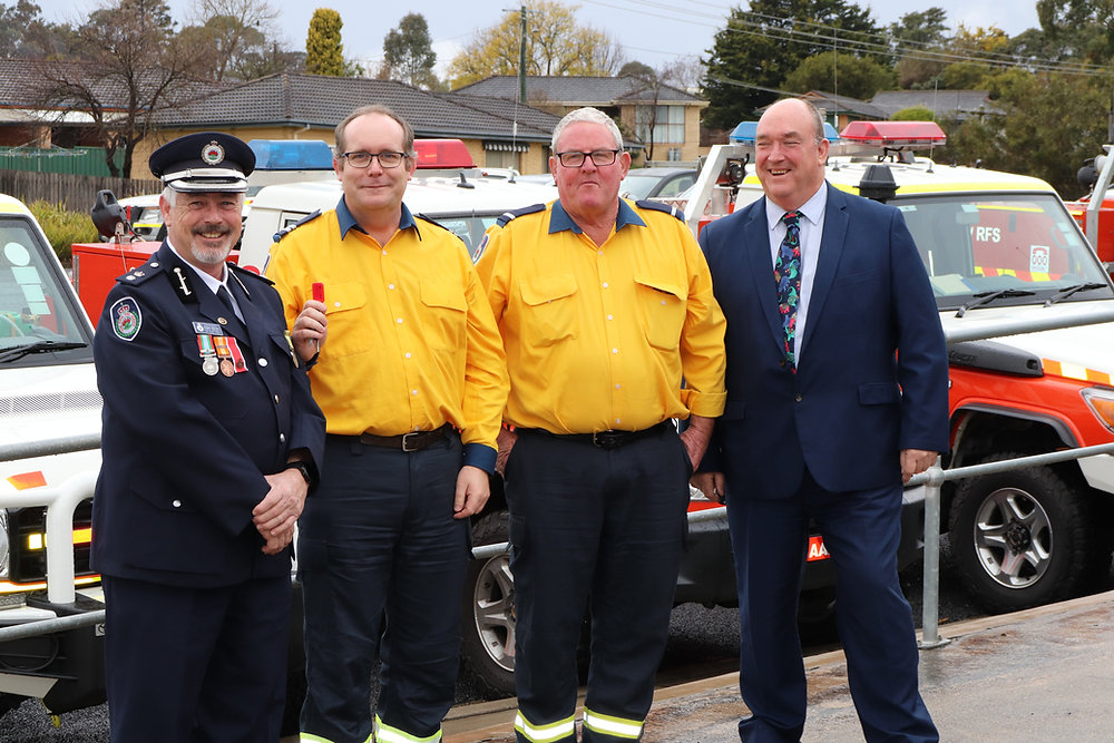 Local RFS Members Service Honoured and $1.1M of Fire Trucks Handed Over
