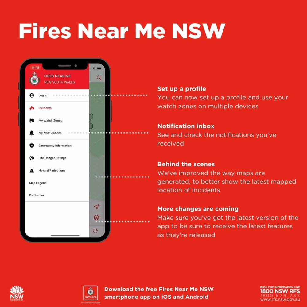 Updated your Fires Near Me NSW