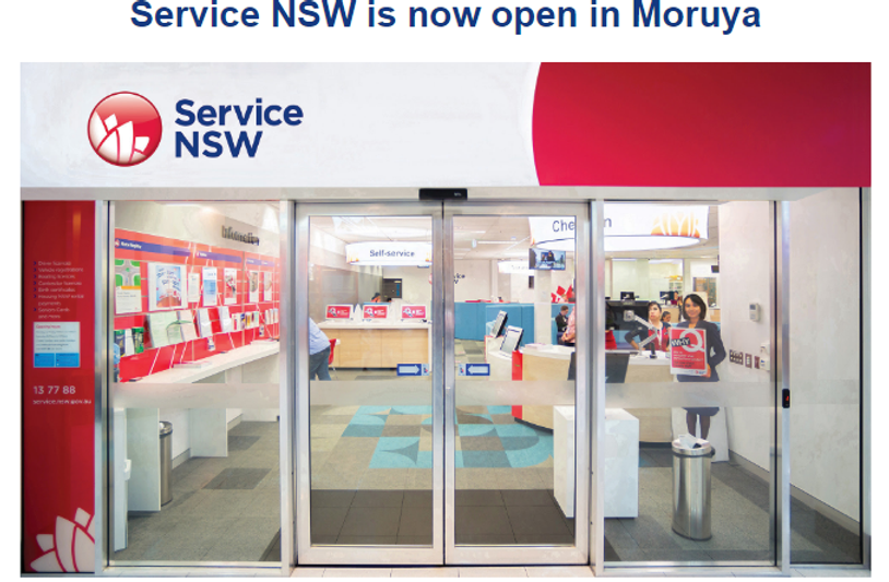 Moruya Service Centre is now open