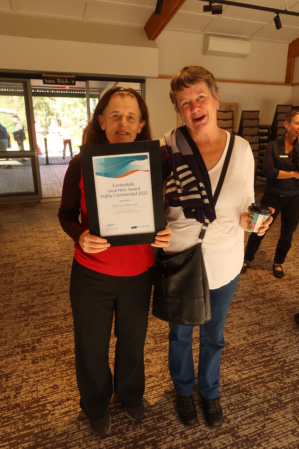 SHASA’s Kathryn Maxwell receives Eurobodalla Local Hero Award - Highly ...