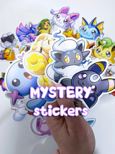 Pokemon Mystery Sticker Bag | VideoGame Shay