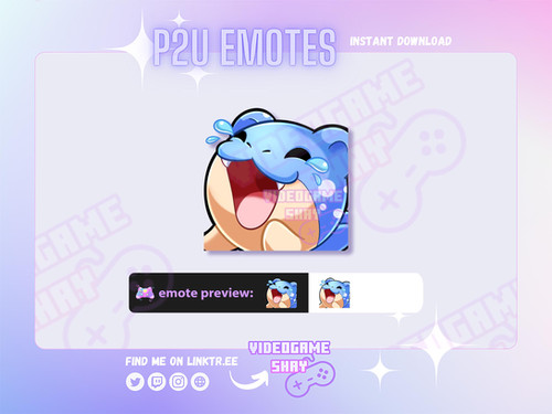 Spheal LUL Pokemon Emote Pack for Twitch and Discord | VideoGame Shay