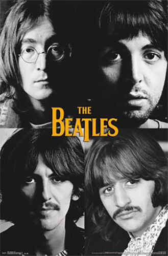 The Beatles 4 Faces Grid Poster | Argys Records