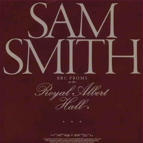 SAM SMITH : BBC Proms At The Royal Albert Hall | Argys Records