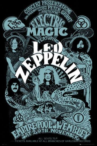 Led Zeppelin: Electric Magic Poster