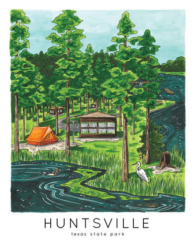 Huntsville Texas State Park Print | jellypressco