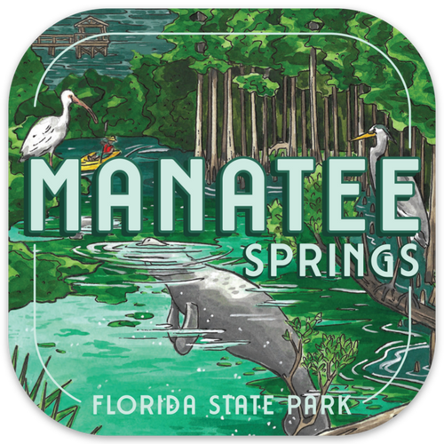 Manatee Springs FL State Park Sticker | jellypressco