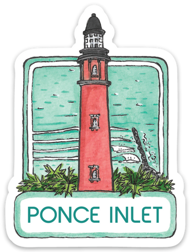 Ponce Inlet Sticker | jellypressco