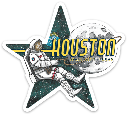 Houston Space City Sticker | jellypressco