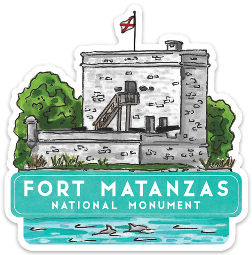 Fort Matanzas National Monument Sticker | jellypressco