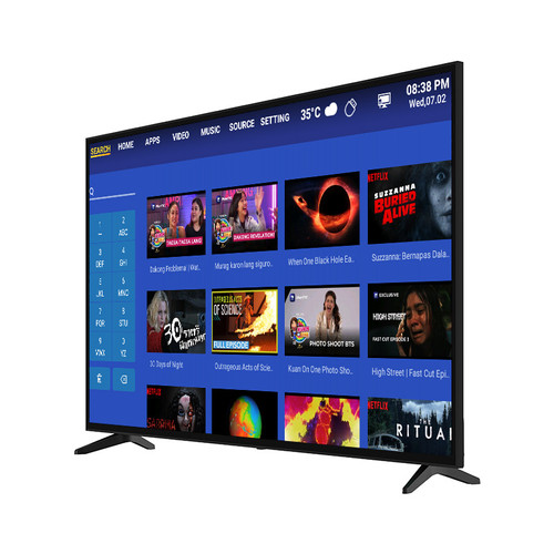 115-Inch 4K Smart TV LCD Display | Ultra HD Network Television | Easy ...