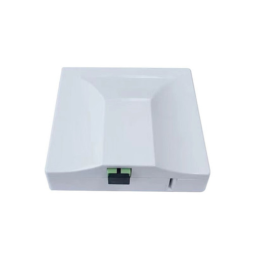 Fiber Optic Desktop Box 86x86 Single Port Panel Junction Box | Easy ...