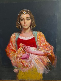 Richard Bober: Portrait of an Egyptian Lady in Fancy Dress | wowwow