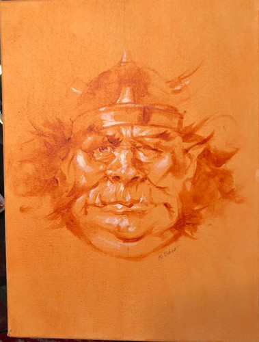 Richard Bober: Ogre Troll Portrait Study | wowwow