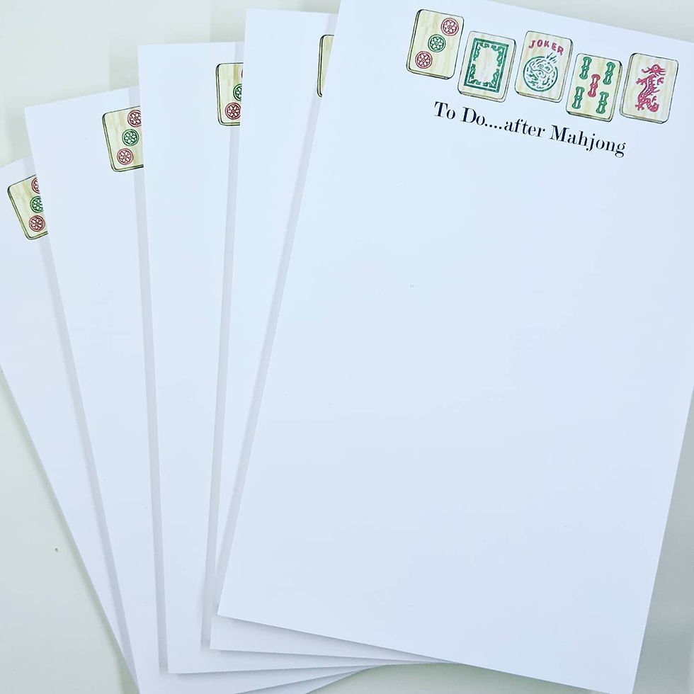 Large Mahjong Notepad | Paper and Presents