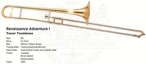 Adventure Student Tenor Trombone | Renaissance Music