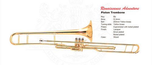 Adventure Bb Valve Tenor Trombone | Renaissance Music
