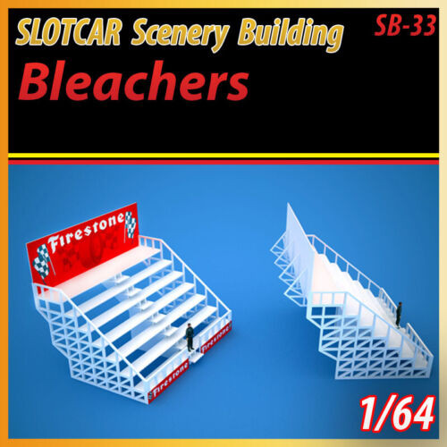 Slotcar Scenery Building 1:64 Scale Trackside Bleachers | MHS Model ...