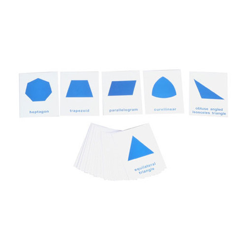 Geometric Shape Nomenclature Cards | Adotoys