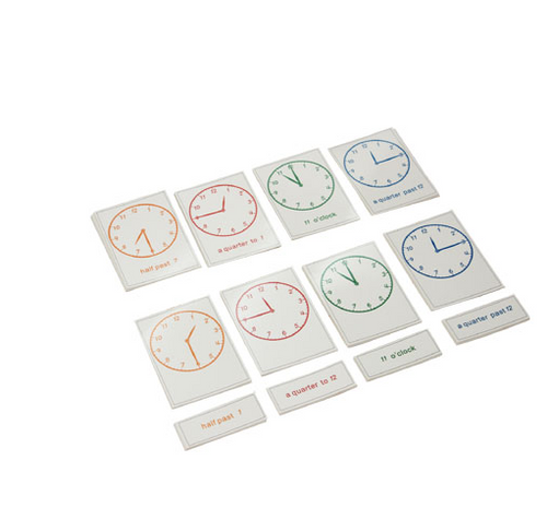 Time-Telling Flashcards Set | Adotoys