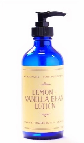 Lemon + Vanilla Bean Lotion With Hyaluronic Acid | 407Botanicals