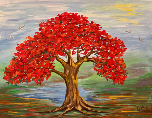 Flamboyan 16x20 | aponteart