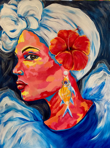 Bomba Dancer 18x24 | aponteart