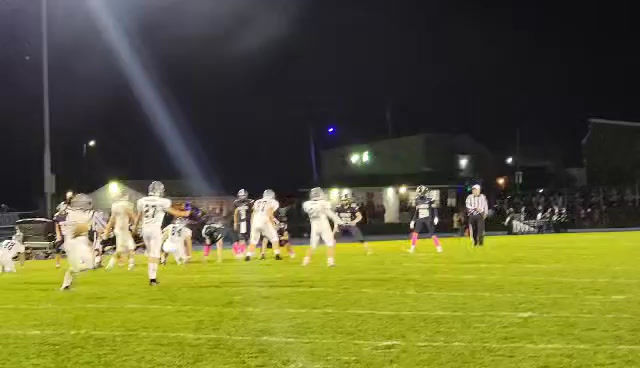 Luke Krane of Tamaqua High School makes a 34-yard Hail Mary pass to ...