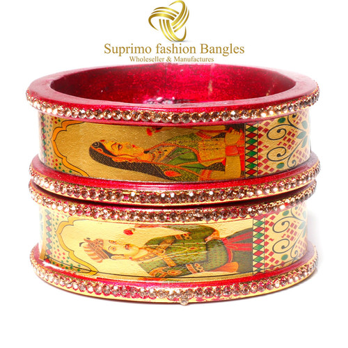 Suprimo Bangles Lac Raja Rani Bangles Set for Women & Girls