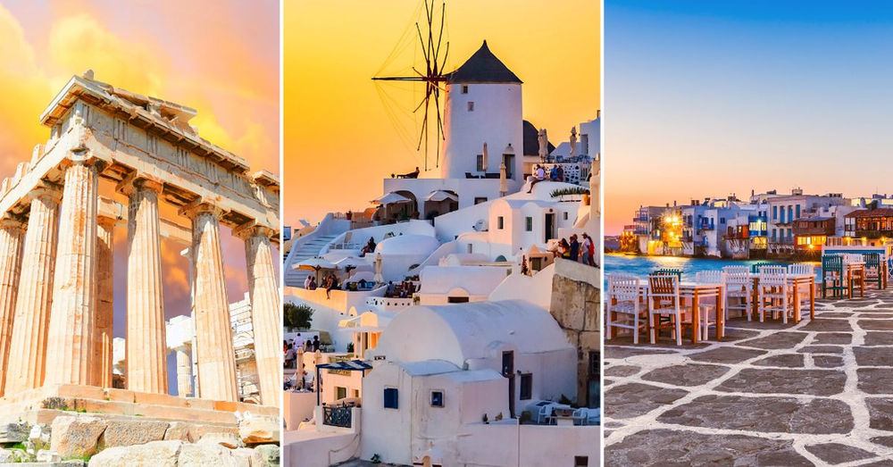 7-Day Greece Tour: Athens, Santorini and Mykonos in one trip from $1050!