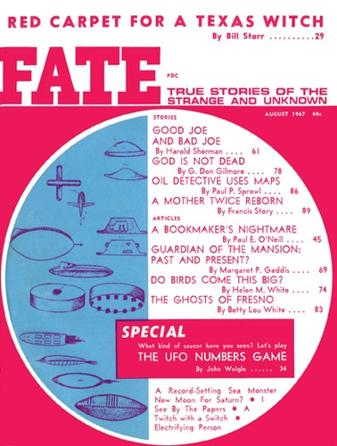Fate 1967 August - The UFO Numbers Game | Fate Magazine