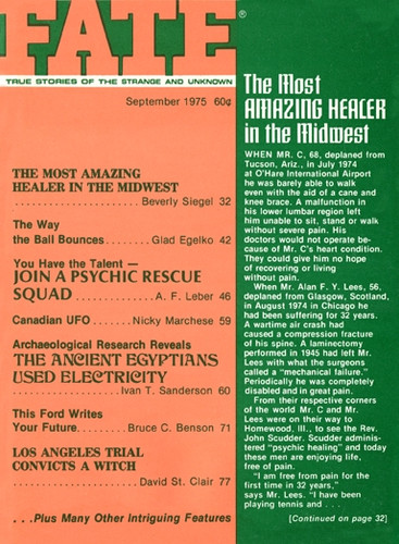 Fate 1975 September - The Most Amazing Healer In The Midwest | FATE ...