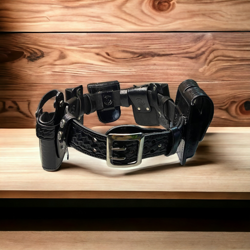 PNP LEATHER RIG BELT SET | SUPPLY SERGEANT PH