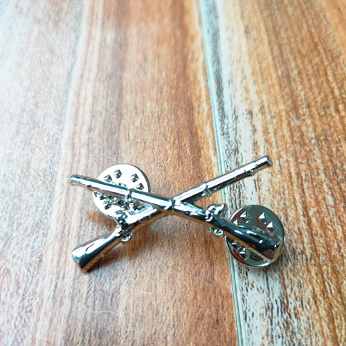 INFANTRY CROSS RIFLE PIN | SUPPLY SERGEANT PH